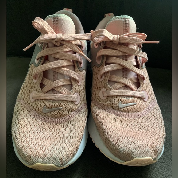 Nike | Shoes | Nike React Blush Pink Sneakers Sz 95 | Poshmark